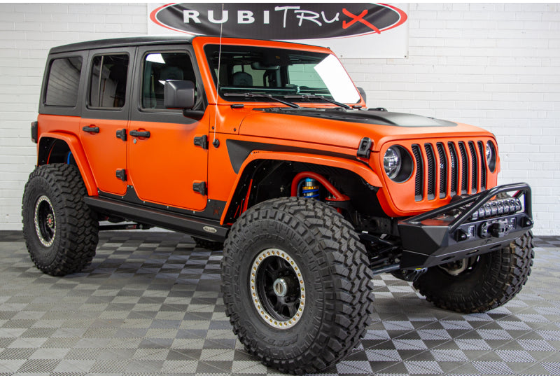 2019 Jeep Wrangler JL Hellcat Line-X Orange & Black For Sale – RubiTrux