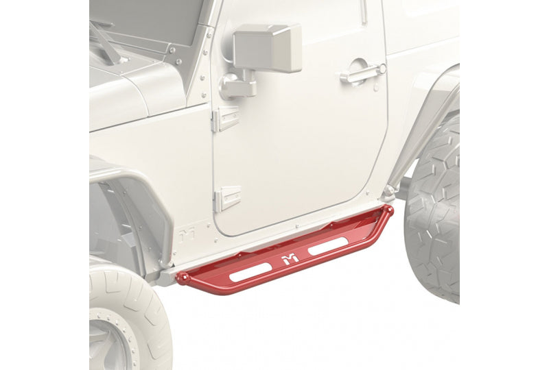 Metalcloak Overland Rocker Flip Step - 2 Door - Bare Metal – RubiTrux