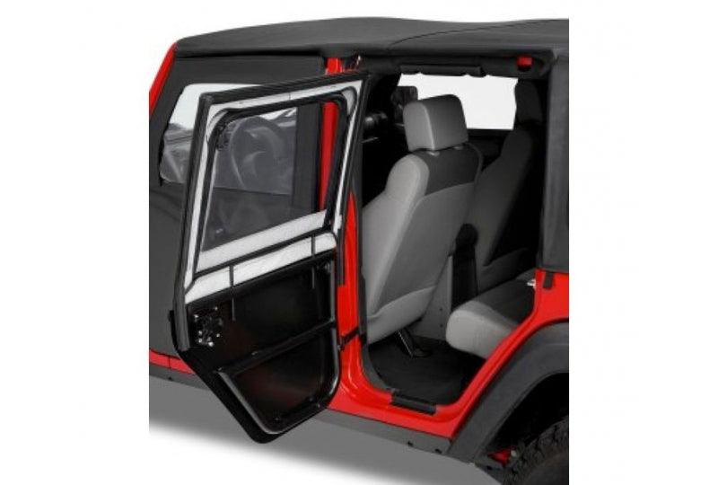 Bestop Element Upper Doors Fabric Rear | Wrangler JK Unlimited Black ...