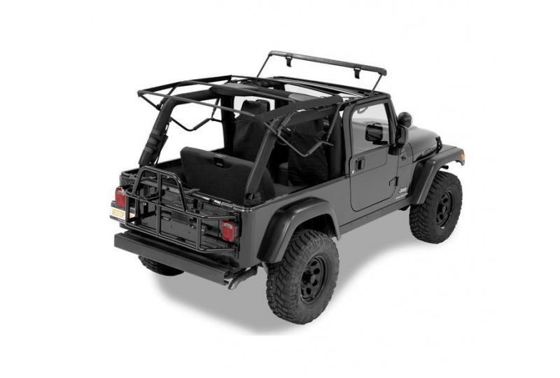 Bestop Soft Top Replacement Bow Kit | Wrangler Unlimited TJ Black ...