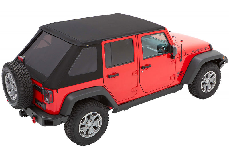 Trektop NX Plus by Bestop for JK Unlimited; Black Twill | 56853-17 ...