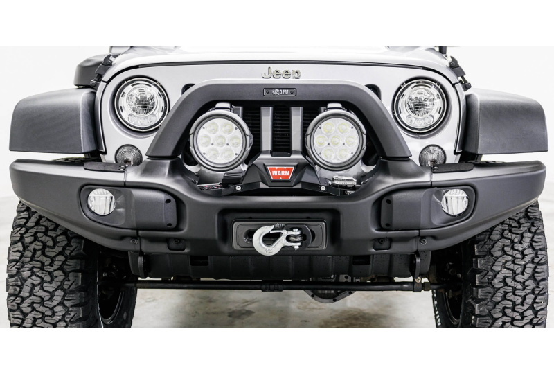 AEV EX Front Stubby Bumper - Stamped Boron Steel - Jeep JK