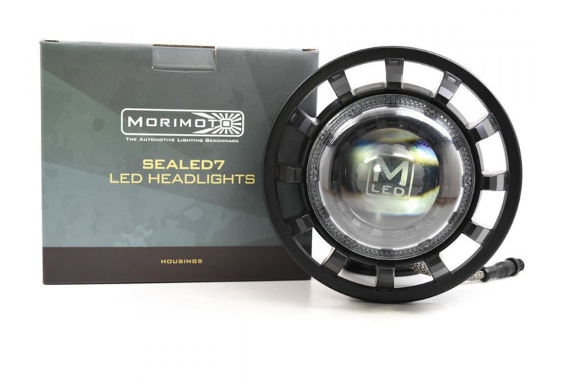 Morimoto SUPER7 BI-LED Headlights | 7" Round | Wrangler & Gladiator ...