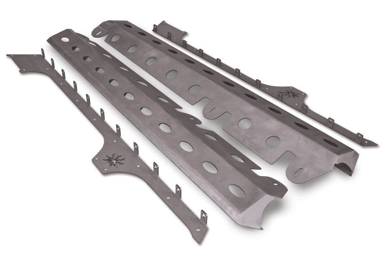 Poison Spyder 18-08-200-ALUM Aluminum Brawler Rockers; Bare; Wrangler ...