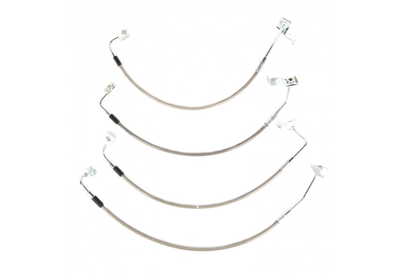 Rugged Ridge Brake Braided Stainless Hose Kit | Wrangler JK – RubiTrux
